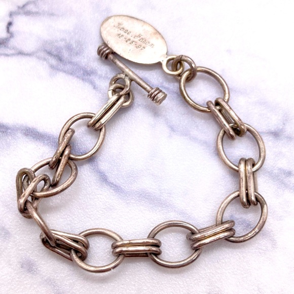 Jewelry | Chain Link Bracelet Marked Mexico Silver Read | Poshmark